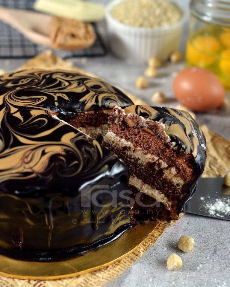 Resipi Kek Span Pandan Gebu & Sangat Mudah Buat.