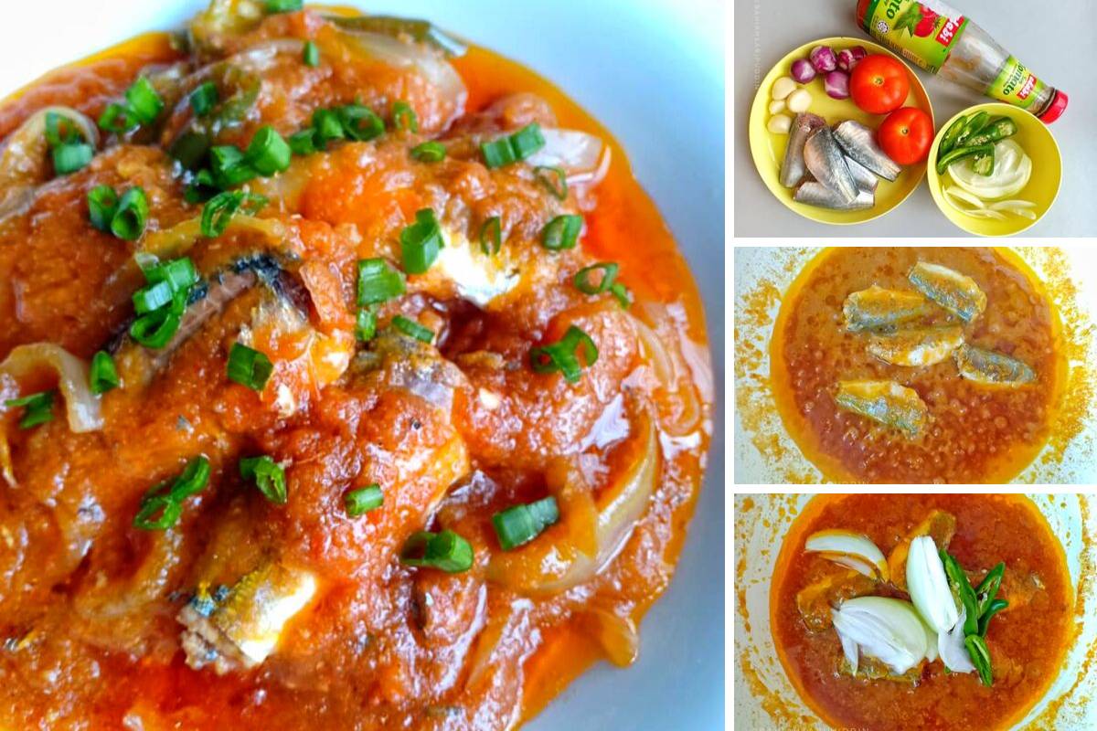 Cara Masak Ikan Sardin Homemade Tanpa Guna Tomato Puri