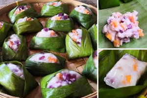 Cara Buat Kuih Bakul Homemade. Sedap & Dijamin Halal.