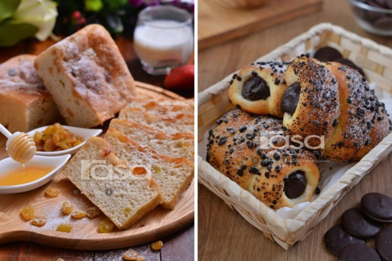 Tiga Roti Gebu ,Kismis , Buah Zaitun & Bun Coklat, Menu Sarapan Terbaiklah