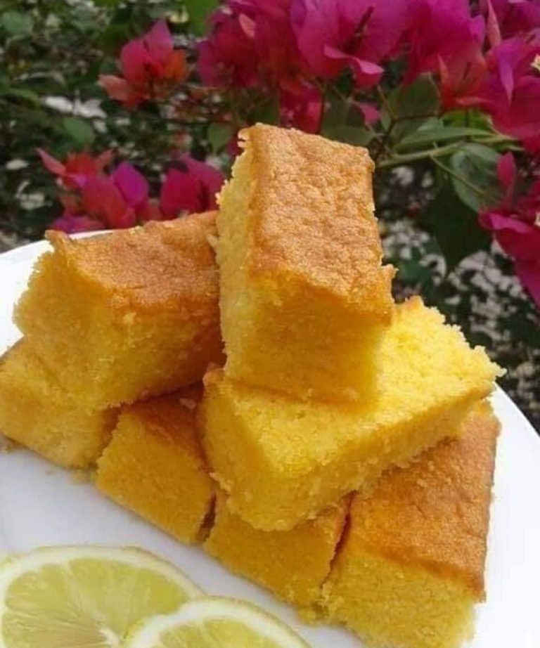 Resipi Kek Span Pandan Gebu & Sangat Mudah Buat.