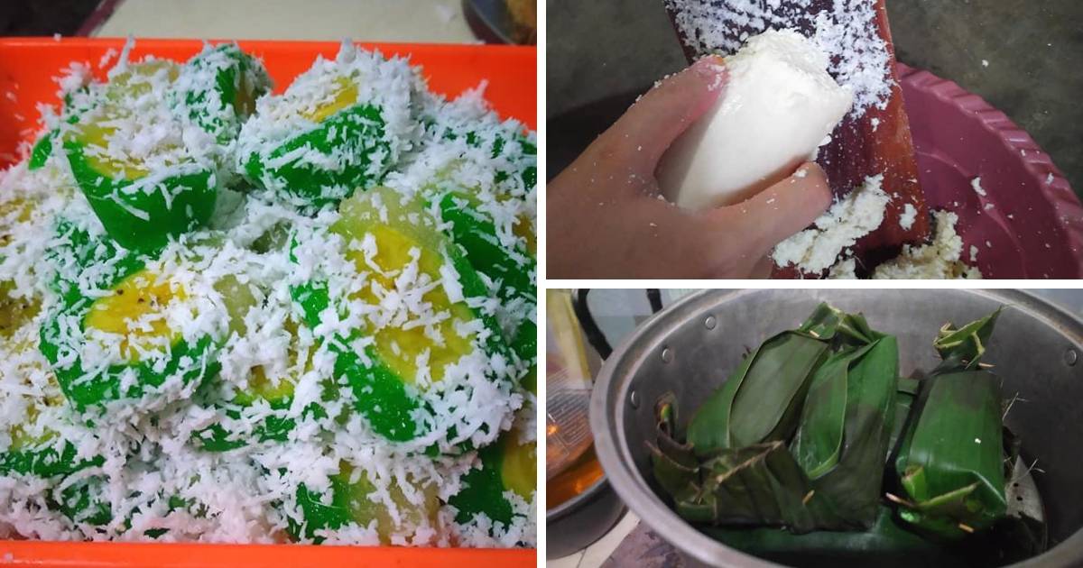 Cara Buat Kuih Lepat Inti Pisang Yang Lembut & Sedap