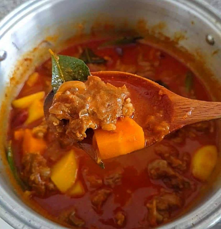 Resipi Kari Daging Sedap & Pekat Tanpa Santan Ala Kedai Mamak