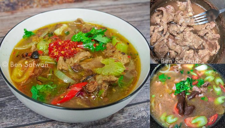 Cara Masak Sup Daging Thai. Sedap & Tak Guna Sup Bunjut.