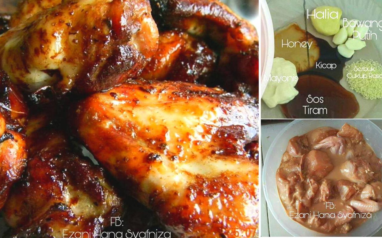 Resipi Ayam Perap Mayo Sedap & Tak Guna Banyak Bahan