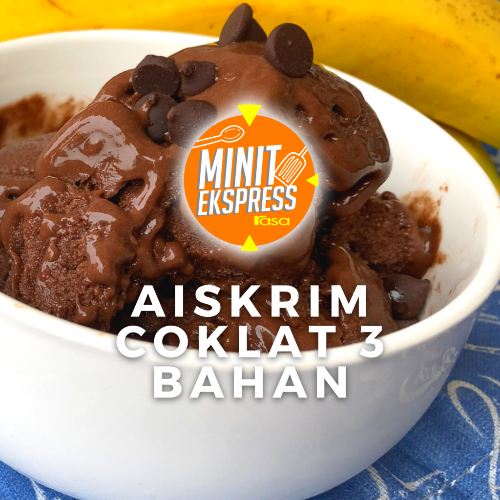Aiskrim Coklat 3 Bahan | Minit Ekspress
