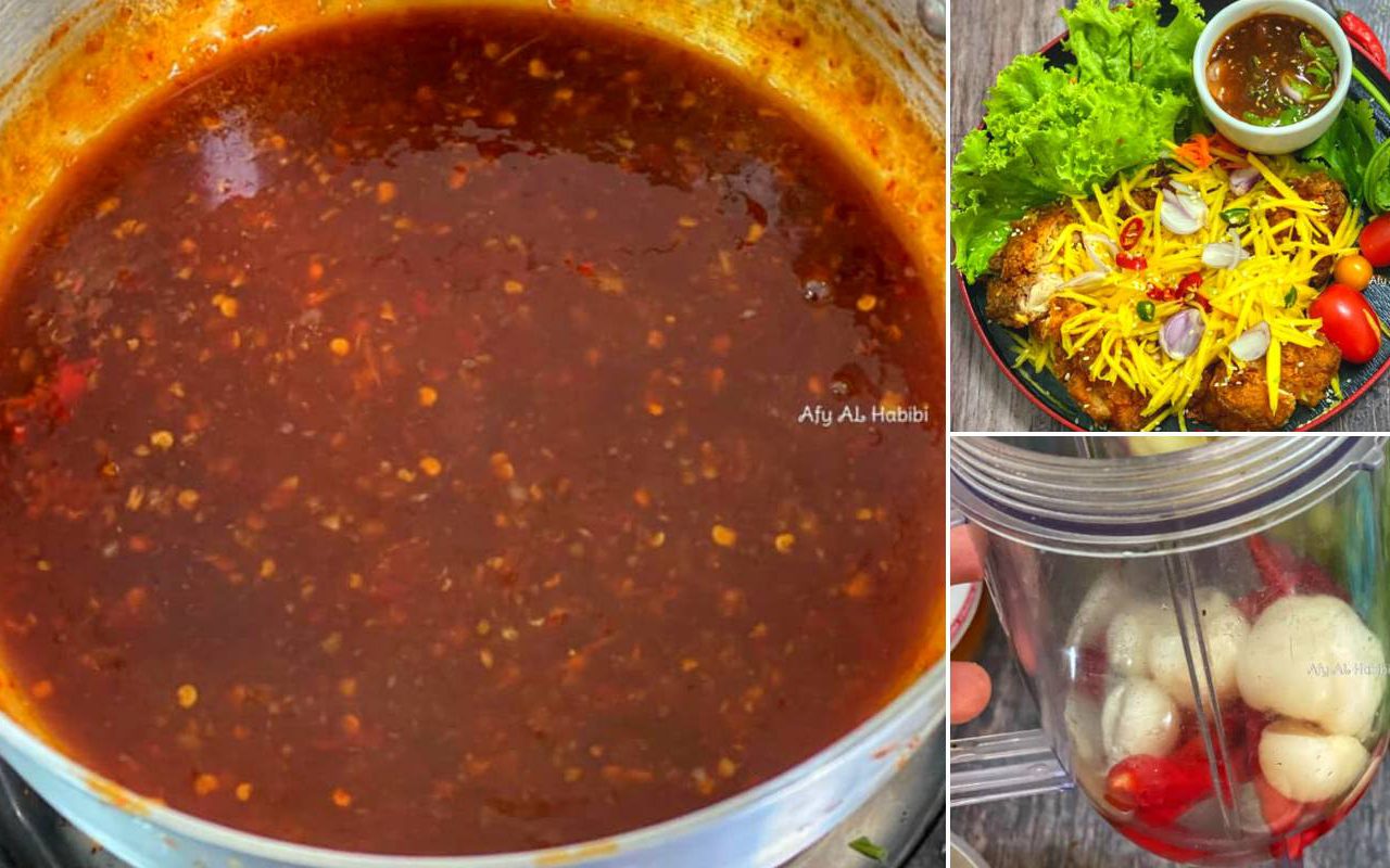 Cara Buat Sos Colek Ayam Homemade Yang Sangat Sedap